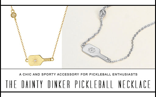The Dainty Dinker Pickleball Necklace by PickleBelle Designs: A Chic a ...